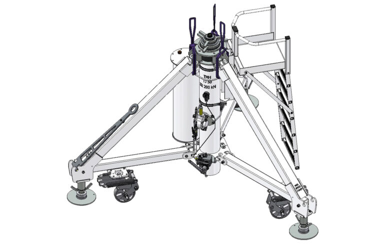 TMH TJ50 - Hydraulic tripod jack - TECHMAN-HEAD