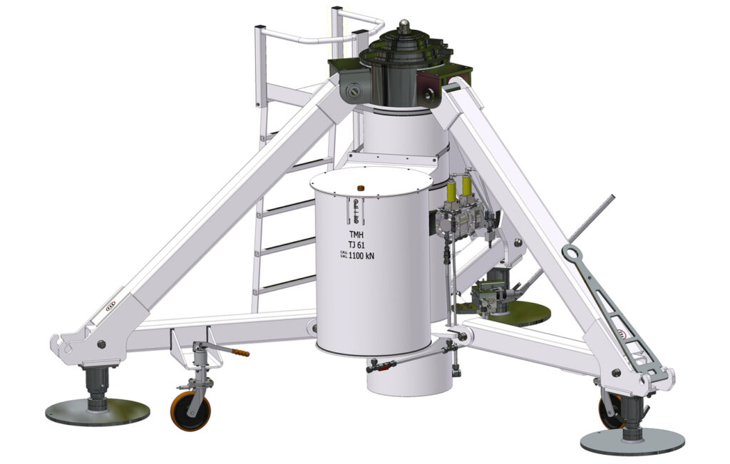 TMH EC11 - PW4000-100 series engine cradle 90′ standard - TECHMAN-HEAD