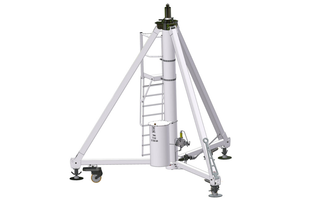 TMH TJ62 - Hydraulic tripod jack - TECHMAN-HEAD