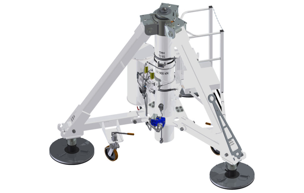 TMH TJ81 - Hydraulic tripod jack - TECHMAN-HEAD