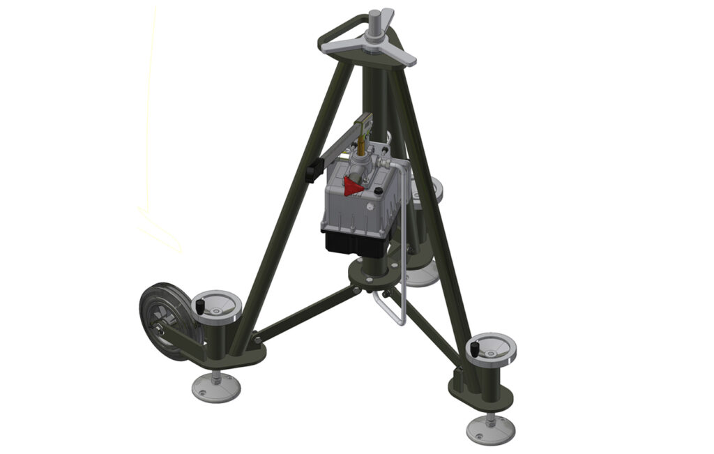 TMH TS42-50 - Hydraulic tripod jack - TECHMAN-HEAD