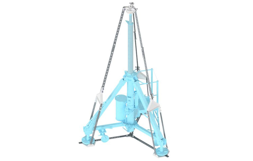 TMH TT16 – 40 t load test gantry - TECHMAN-HEAD