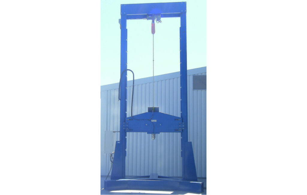 TMH TT18 - 140 t load test gantry - TECHMAN-HEAD